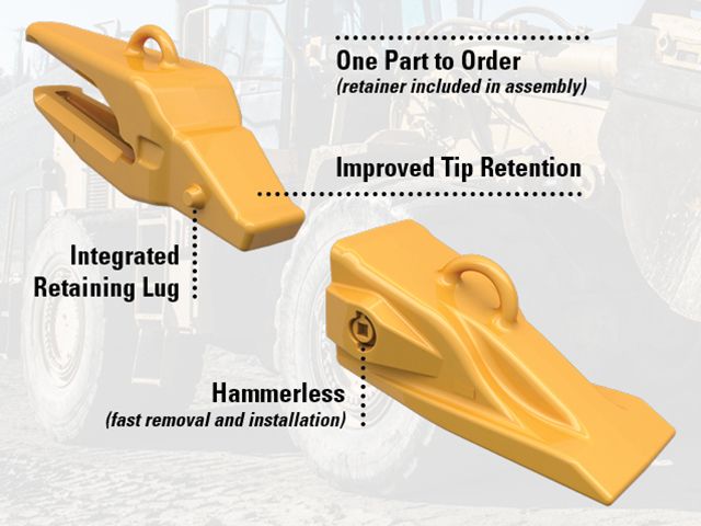 Hammerless Ground Engaging Tools (GET) | Peterson CAT